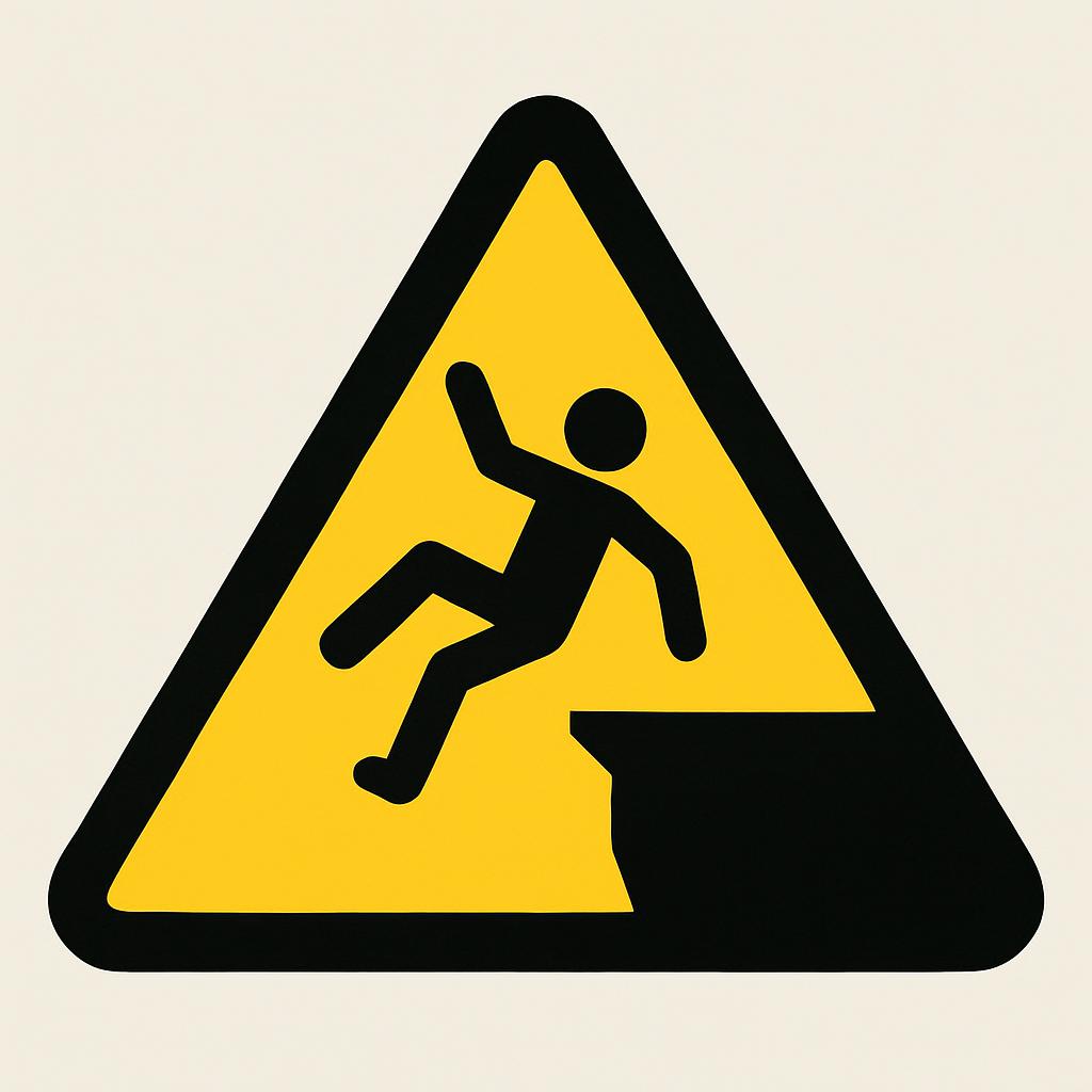 Risk warning sign – Wall St Walls